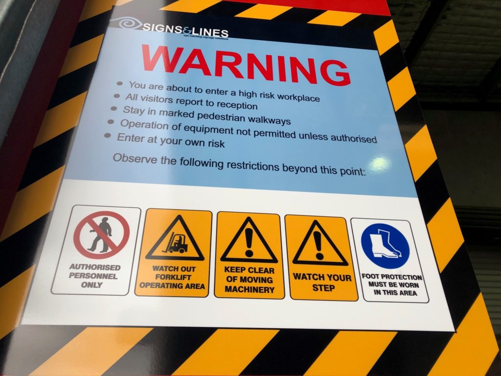 Safe Work Month 2019 - 'Think Smart before you Start' - Signs & Lines