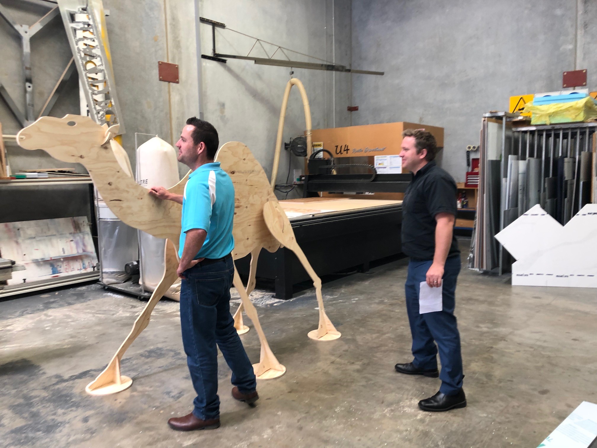 Ingenious signage design - yes, it's a Camel! - Signs & Lines