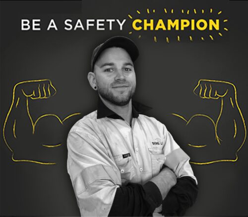 SAFETY TOGETHER (& OUR NEW CHAMPION!) - Signs & Lines