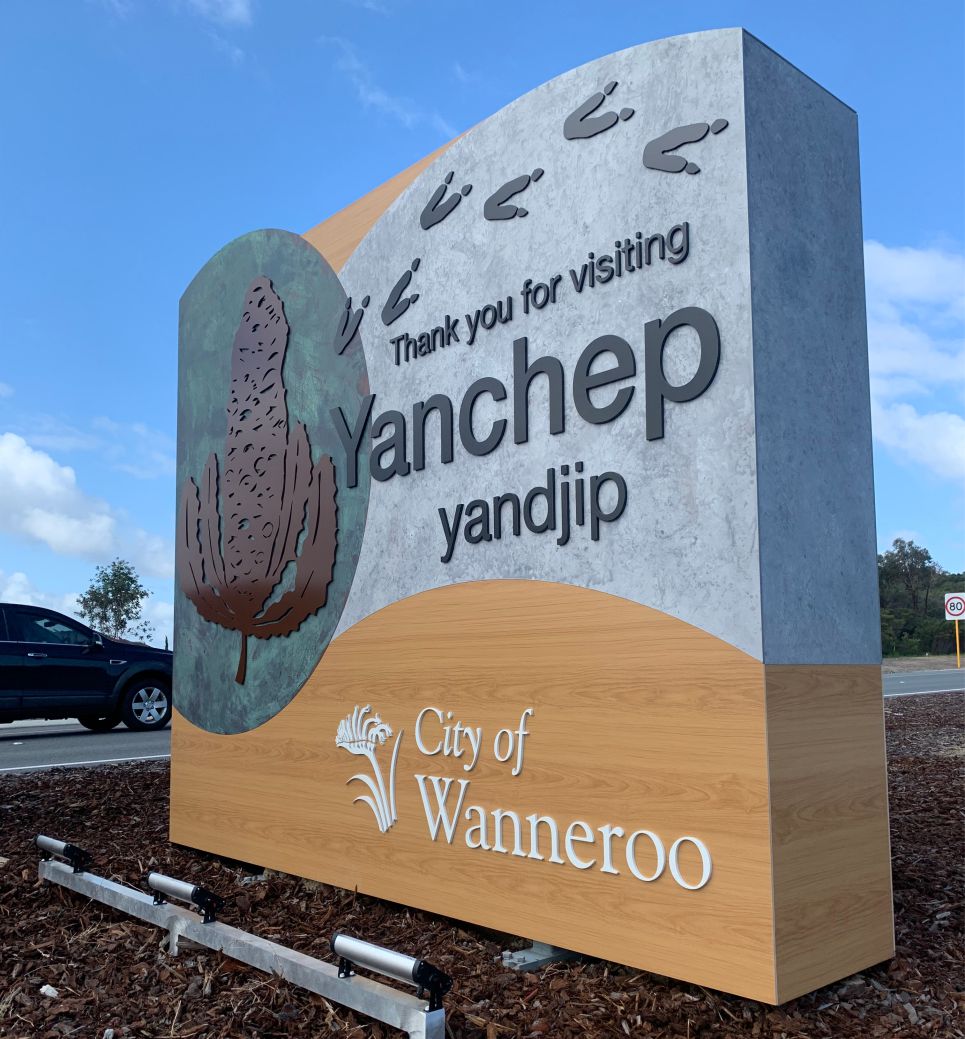 YANCHEP ENTRY STATEMENT SIGNAGE - Signs & Lines