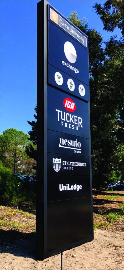 CURTIN EXCHANGE - PYLON SIGNAGE - Signs & Lines