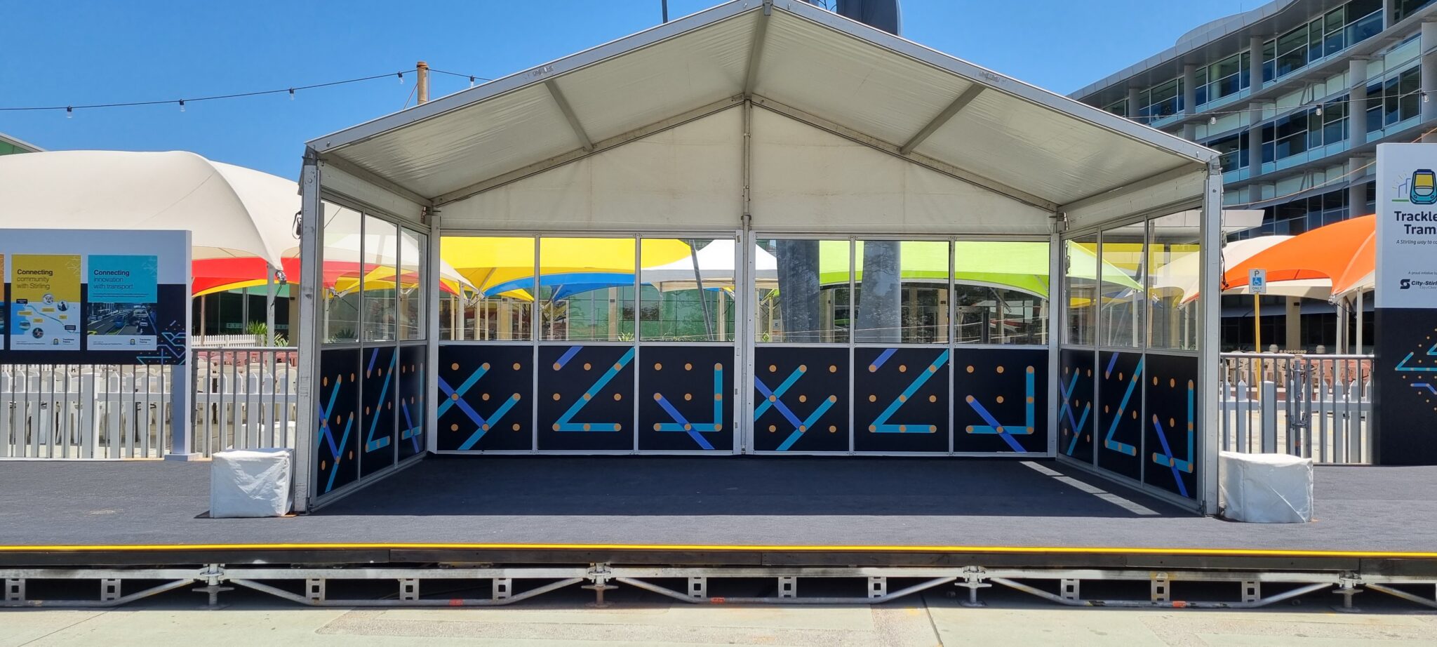 TRACKLESS TRAM EVENT SIGNAGE - Signs & Lines